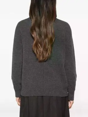 WHYCI High-neck Ribbed-trim Sweater