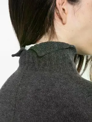 WHYCI High-neck Ribbed-trim Sweater