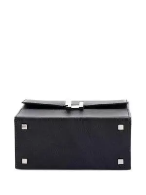 Hermès Cinhetic Top Handle Bag Verso Chevre Mysore Satchel - Black