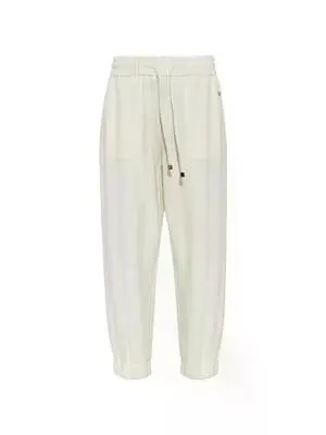 Fabiana Filippi Elasticated Track Pants - White