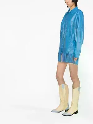DANCASSAB Loretta Fringed Leather Jacket