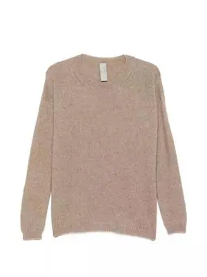 PRIVATE 0204 Drop-shoulder Long-sleeve Sweater - Neutrals