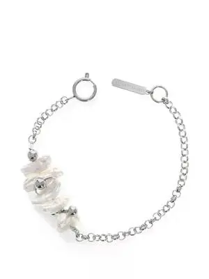 JUSTINE CLENQUET Sunny Pearl Bracelet - Silver