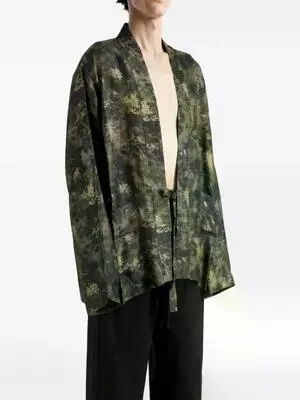 UMA WANG Khloe Floral-print Tie-fastening Jacket