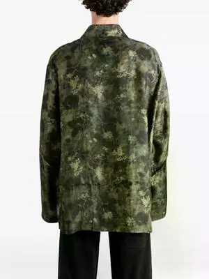 UMA WANG Khloe Floral-print Tie-fastening Jacket
