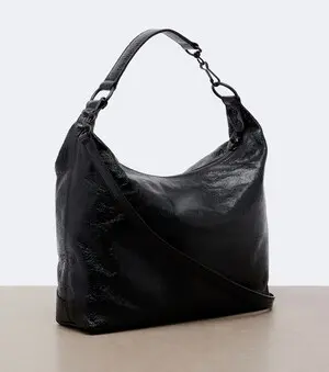 Balenciaga Le City Small Leather Shoulder Bag