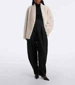 Loulou De Saison Catherine Reversible Shearling Jacket