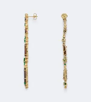 SUZANNE KALAN 18kt Drop Earrings With Gemstones