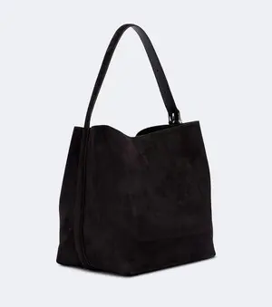TOTEME Belted Suede Tote Bag