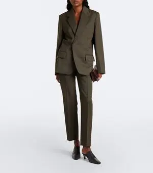 Victoria Beckham Virgin Wool Twill Blazer
