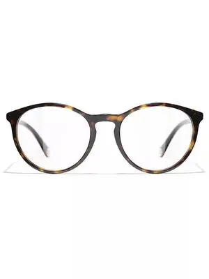 AHMED AMER Round-frame Glasses - Brown