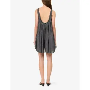 Dissh Arabella Check-print Cotton Mini Dress