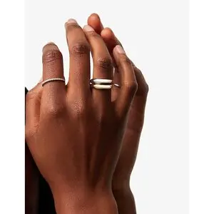 MISSOMA Fine Open Claw 9ct White Gold Ring