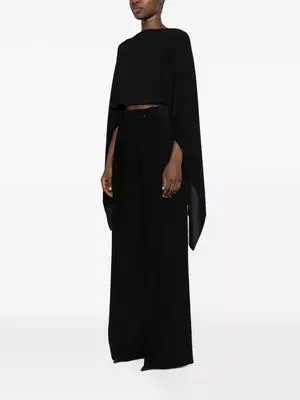 Alberta Ferretti Cropped Cape-style Tunic