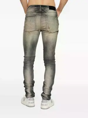 Amiri Distressed Patchwork Jeans