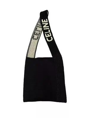 Celine 2018-2026 Crocheted Cotton Crossbody Bag