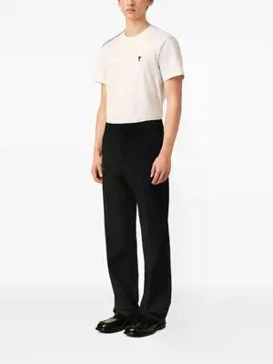 AMI Paris Straight-fit Wool Trousers