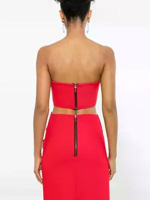 Maticevski Bonded Bandeau Blouse