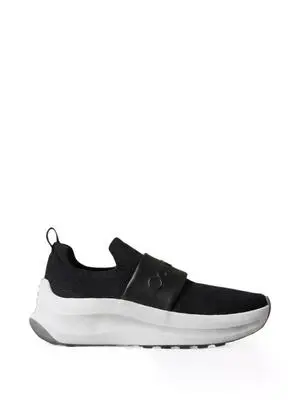 Calvin Klein Volumax Logo-strap Knit Sneakers - Black