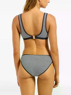 Seafolly Clubhouse Hipster Striped Zip-up Bikini Bottom