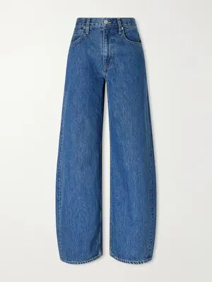 SLVRLAKE Estelle High-rise Wide-leg Jeans - Blue