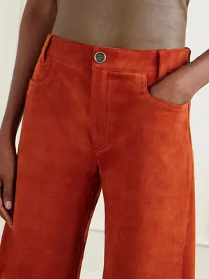 Stouls Lilou Suede Wide-leg Pants
