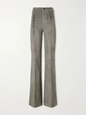 Stouls Lizzy Suede Wide-leg Pants