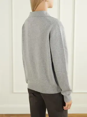 Victoria Beckham Genevieve Wool And Cashmere-blend Sweater