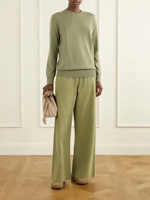ALLUDE Wool And Cashmere-blend Sweater