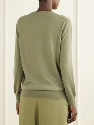 ALLUDE Wool And Cashmere-blend Sweater
