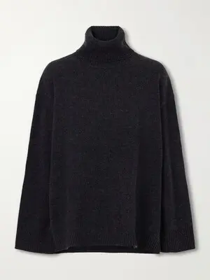 ALLUDE Wool And Cashmere-blend Sweater - Gray