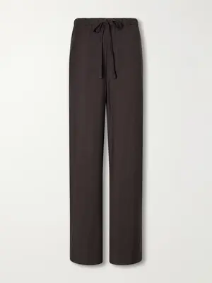 Citizens Of Humanity Aurora Twill Wide-leg Pants - Brown