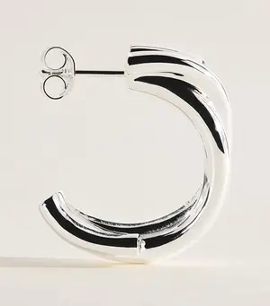 Completedworks Plated Irregular Hoop Earrings