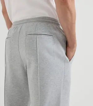 Brunello Cucinelli French Terry Drawstring Sweatpants - Grey