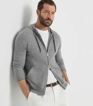 Brunello Cucinelli Cashmere Hooded Cardigan