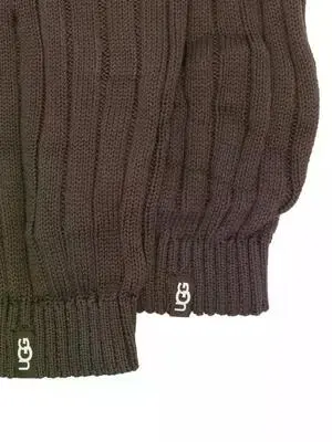 UGG Ribbed-knit Button-detail Legwarmers