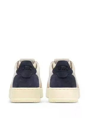 AUTRY Medalist Low Tricolor Suede Sneakers - Neutrals