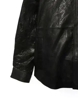 JUUN.J Crinkled Leather Jacket