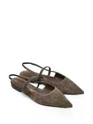 Brunello Cucinelli Monili Slingback Flats