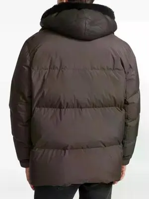 YVES SALOMON Shearling-trim Padded Coat