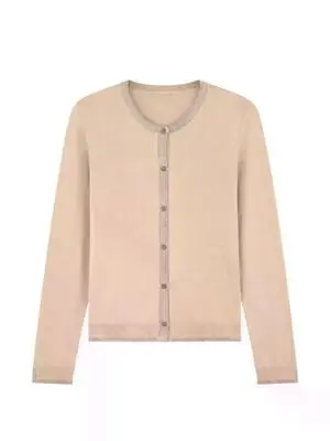 Liu Jo Cardigan With Slits - Neutrals