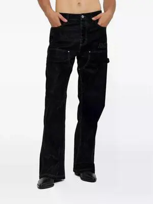 Amiri Logo-embroidered Carpenter Jeans
