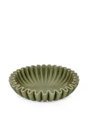 CU I SEEYOU Fluted Decorative Bowl - Green