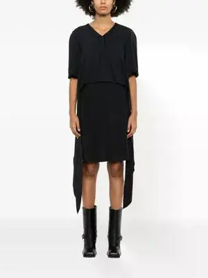 Balenciaga Layered Asymmetric Dress