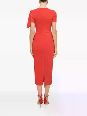 NISSA Fitted Midi Dress