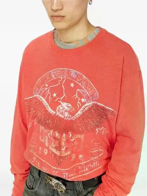 DIESEL® Long-sleeve T-shirt With Concert Graphics