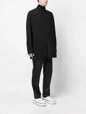 Y3 Ripstop Zip-up Overshirt - Black