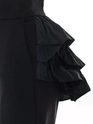 Elisabetta Franchi Ruffled Straight-leg Trousers
