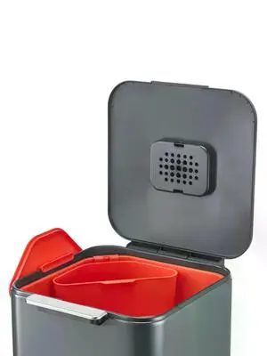 JOSEPH JOSEPH 40l Totem Recycling Bin - Grey
