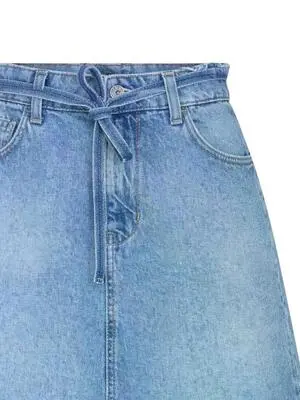 Liu Jo Foulard-belt Flared Skirt - Blue